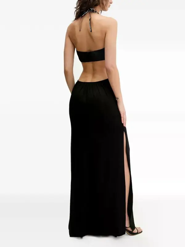 Karl Lagerfeld Halterneck Maxi Dress