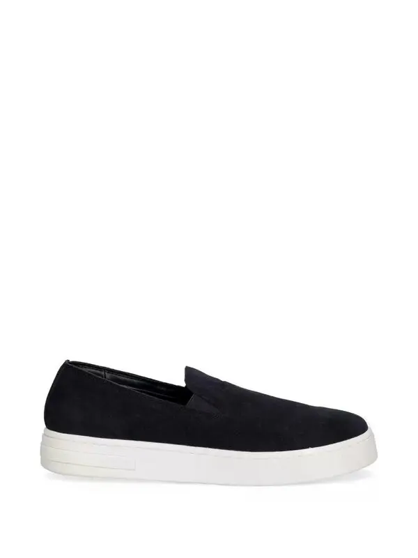 Armani Exchange Suede Slip-on Sneakers