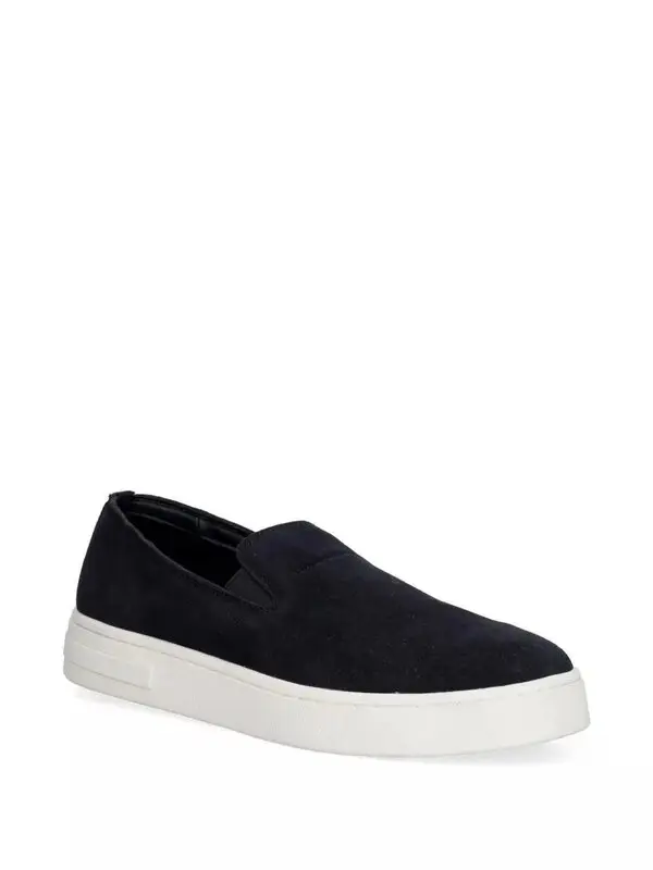 Armani Exchange Suede Slip-on Sneakers