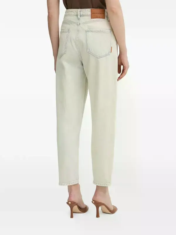 Armani Exchange Logo Patch Jeans