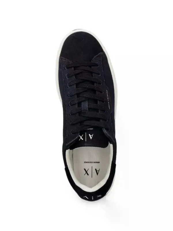 Armani Exchange Suede Lace-up Sneakers
