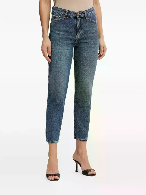 Armani Exchange Logo Patch Jeans