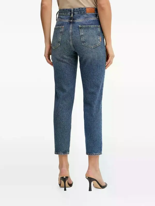 Armani Exchange Logo Patch Jeans