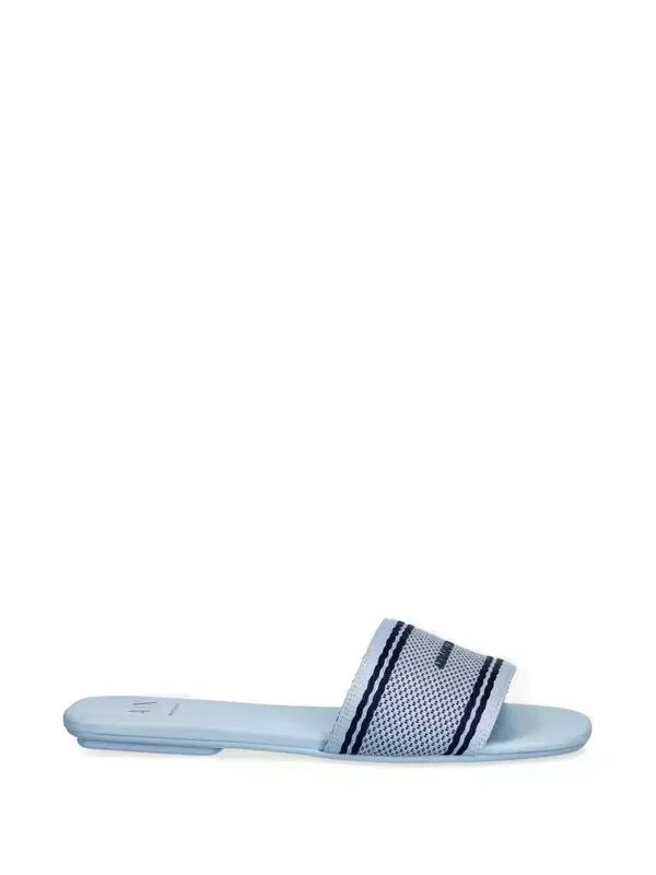 Armani Exchange Logo-print Slides