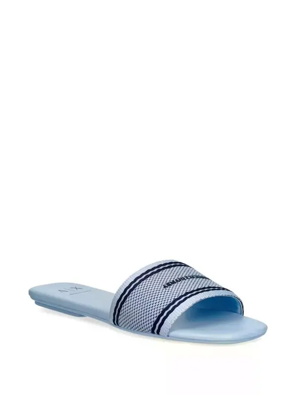 Armani Exchange Logo-print Slides