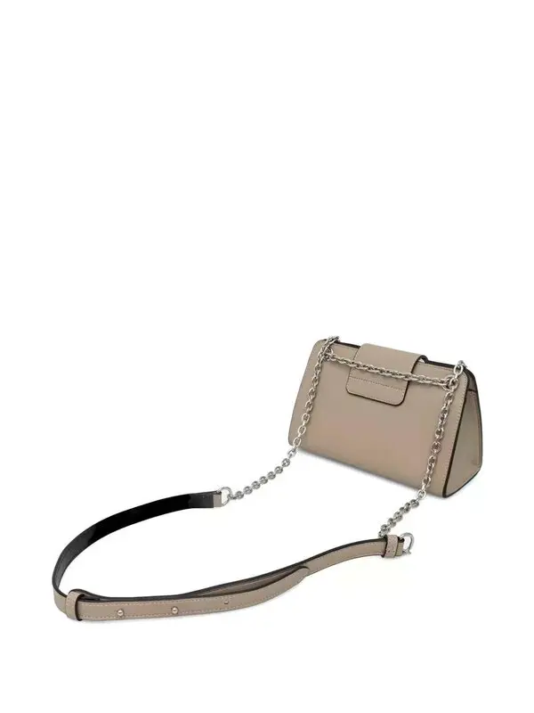 Armani Exchange Mini Susy Zebra Chain-link Cross Body Bag - Neutrals