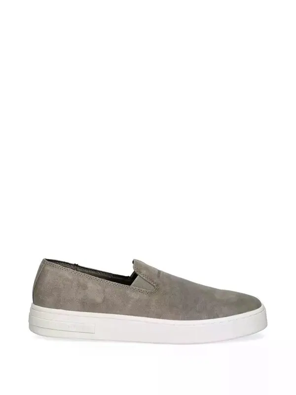 Armani Exchange Logo-embossed Slip-on Sneakers