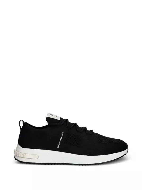 Armani Exchange Logo-print Knitted Sneakers