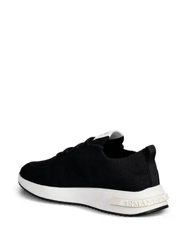 Armani Exchange Logo-print Knitted Sneakers