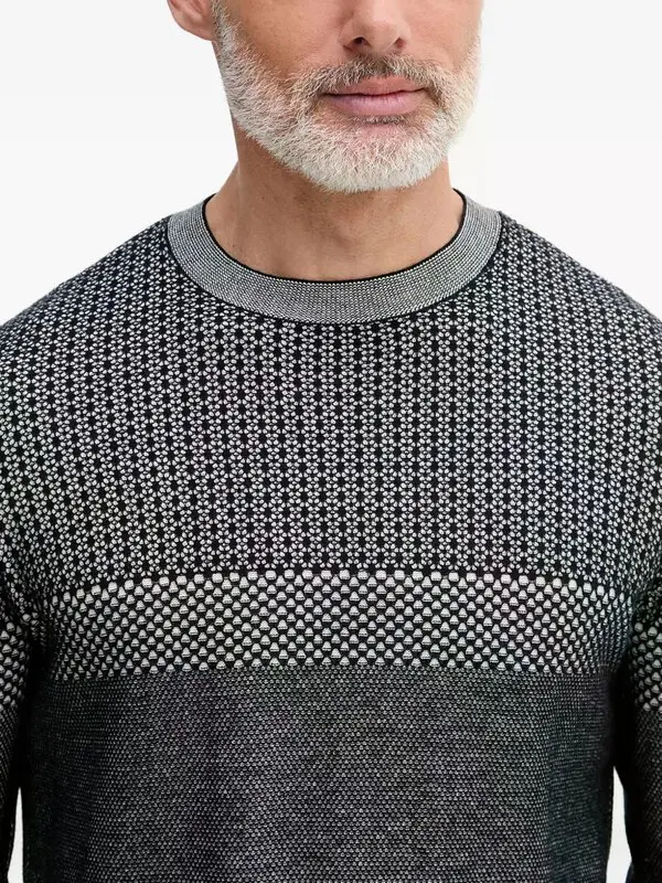Armani Exchange Geometric Pattern Sweater