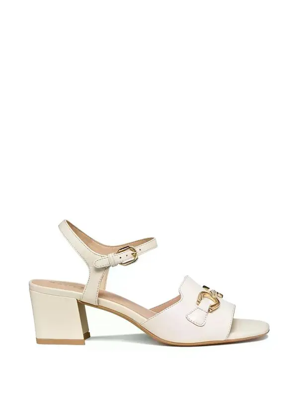 Geox Horsebit Detail Buckled Sandals - Neutrals