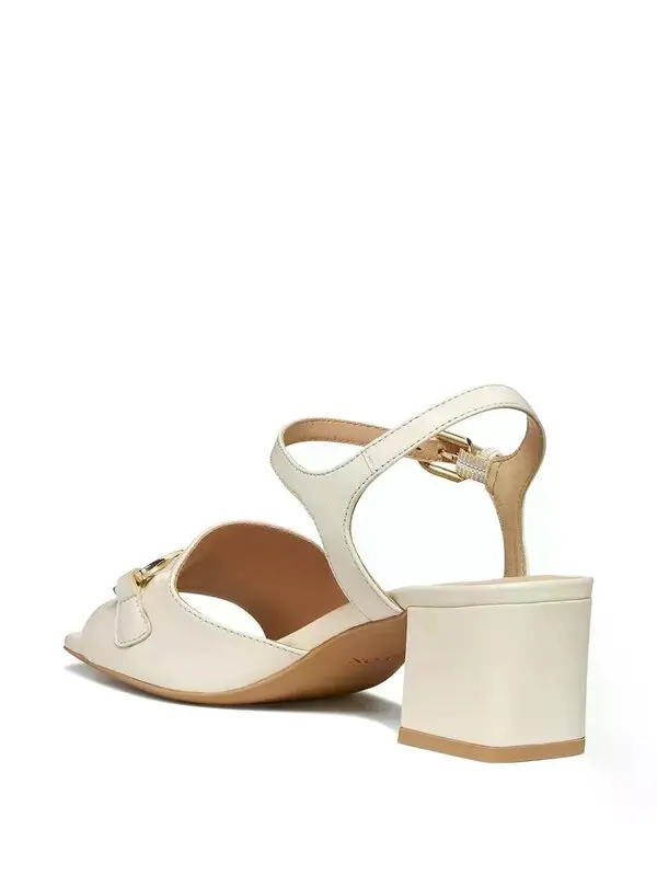 Geox Horsebit Detail Buckled Sandals - Neutrals