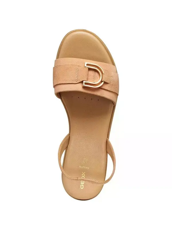 Geox Buckle Detail Slingback Sandals