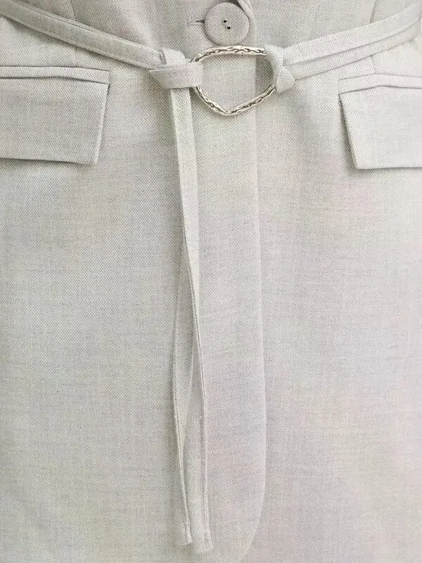 FRACOMINA Belted Notch-lapel Blazer