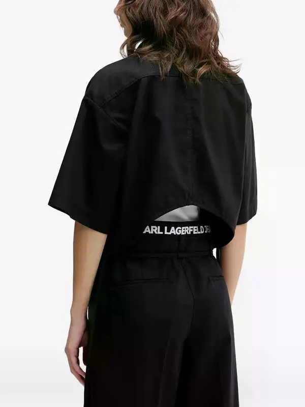Karl Lagerfeld Cropped Shirt