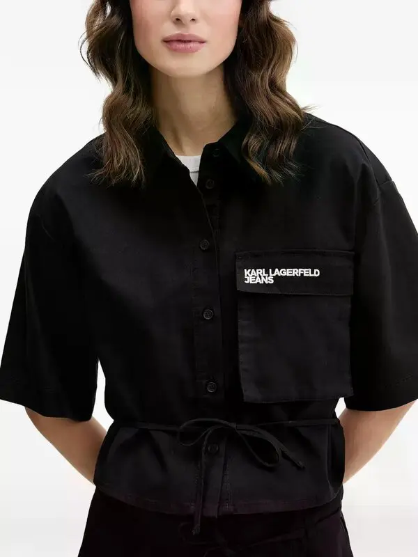 Karl Lagerfeld Cropped Shirt