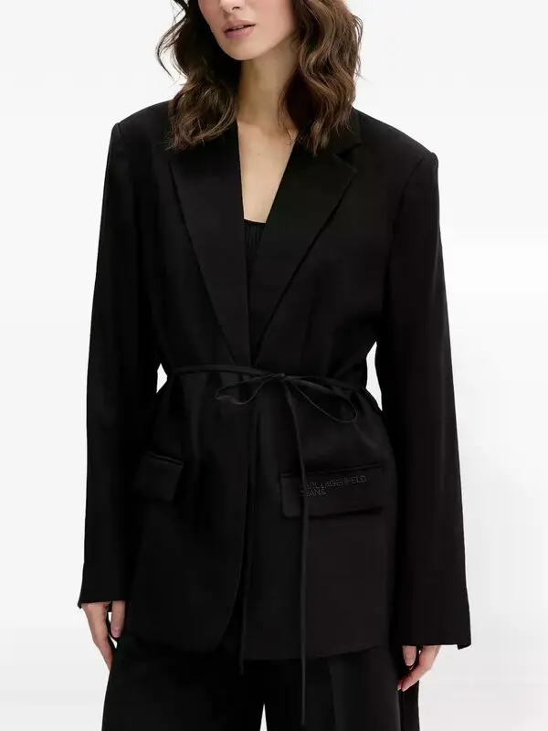 Karl Lagerfeld Tie-waist Blazer