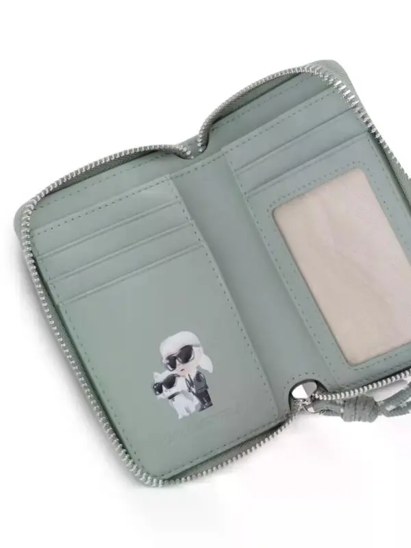 Karl Lagerfeld Logo-plaque Zip-around Wallet