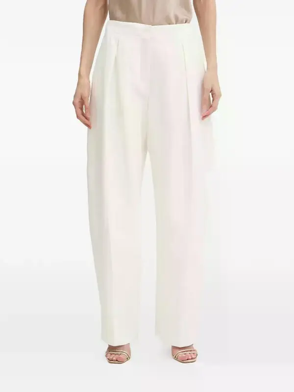 Karl Lagerfeld Pleated Wide-leg Trousers