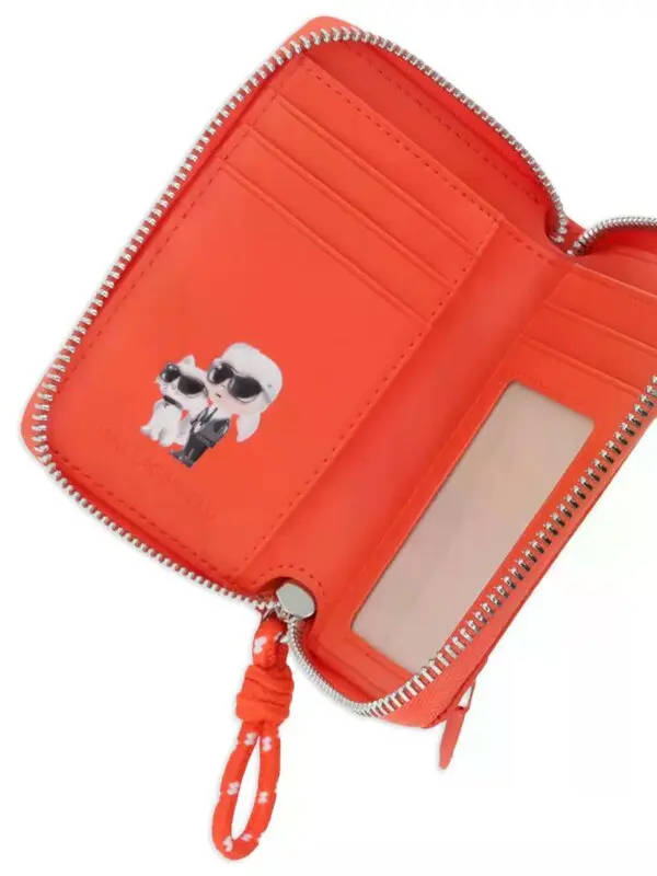 Karl Lagerfeld Logo-plaque Zip-around Wallet