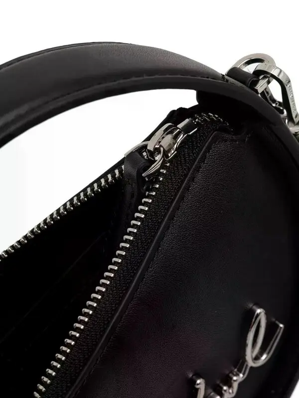 Karl Lagerfeld Logo Plaque Circular Crossbody Bag