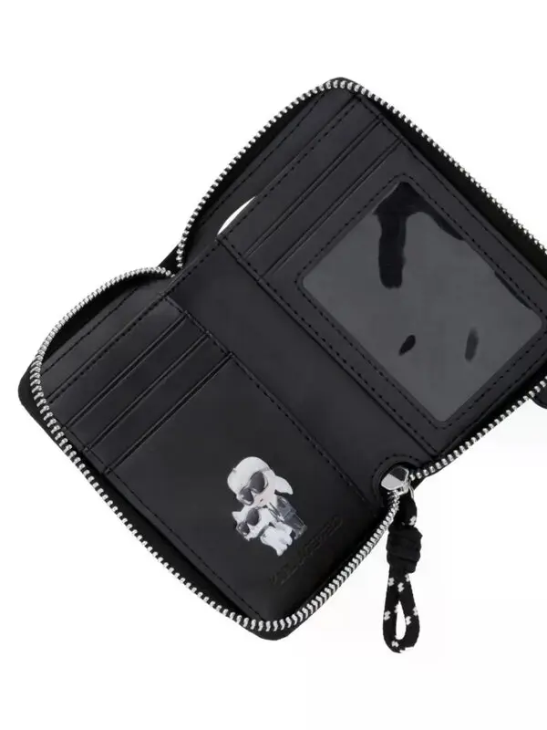 Karl Lagerfeld Logo-plaque Zip-around Wallet