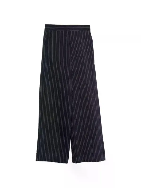 ODEEH Pinstripe Wide-leg Trousers