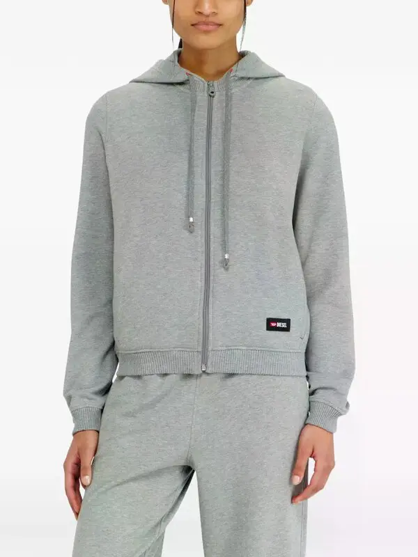 DIESEL® Zip-up Drawstring Hoodie