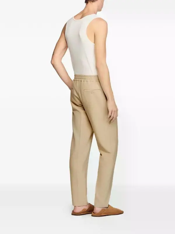 Sandro Pleated Straight-leg Trousers