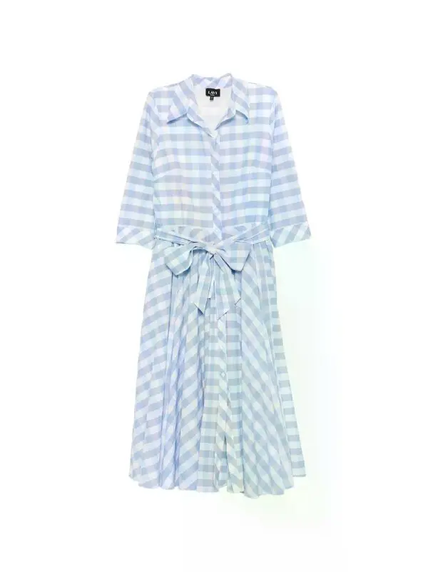 LAVI COUTURE Ninni Gingham-check Dress By