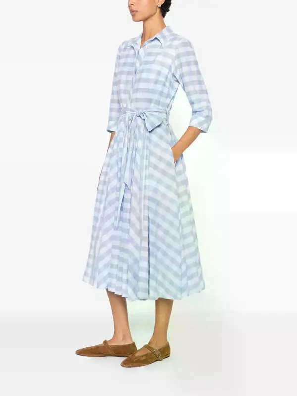 LAVI COUTURE Ninni Gingham-check Dress By