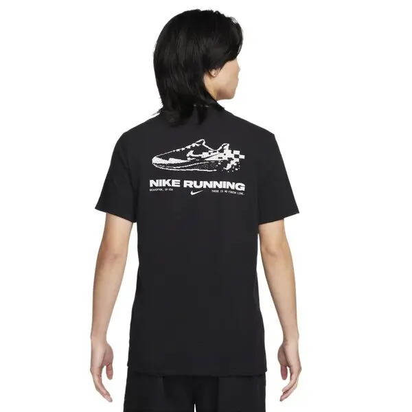Nike Track Club Dri-fit Running T-shirt - Black