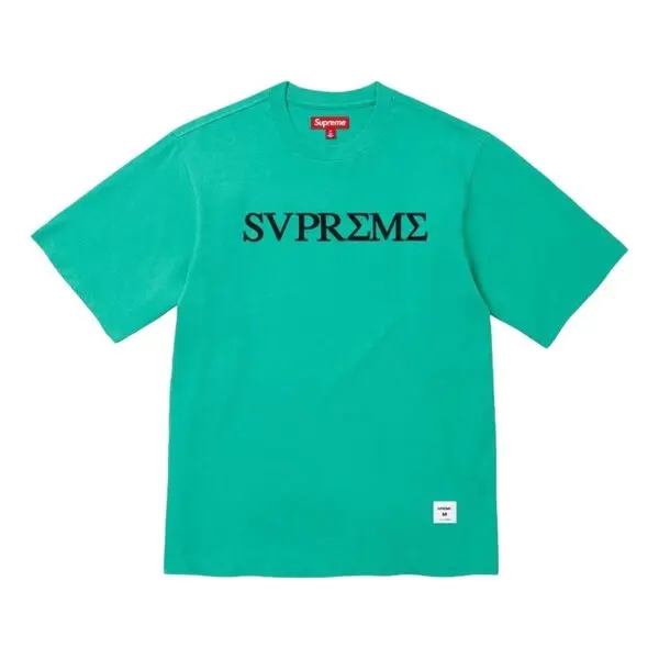 Supreme Ss26 Greek S/s T-shirt 'aqua - Pine