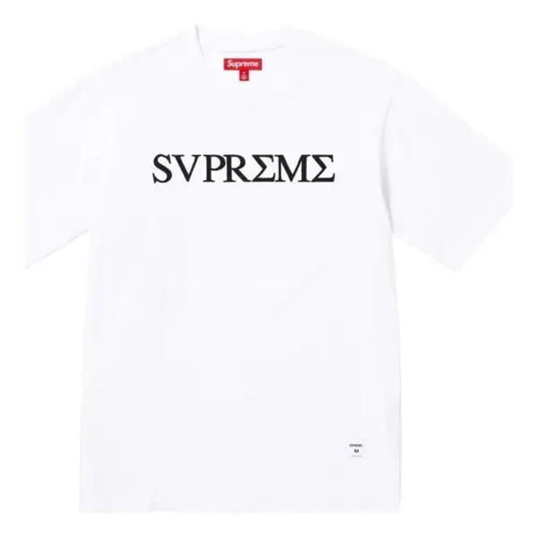 Supreme Ss26 Greek S/s T-shirt - White