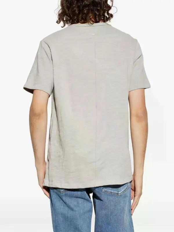 Rag & Bone Raw-edge Slub-knit T-shirt