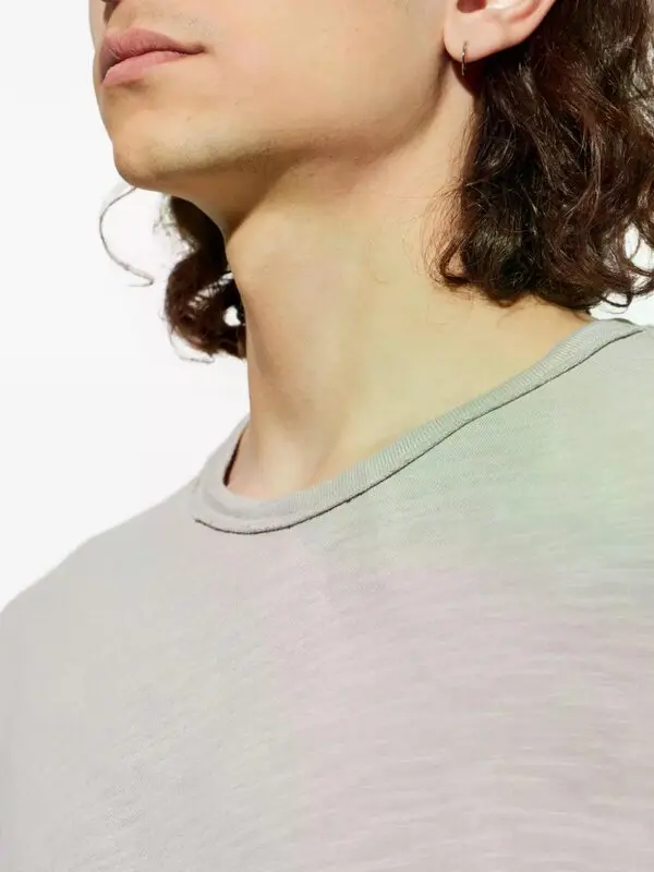Rag & Bone Raw-edge Slub-knit T-shirt