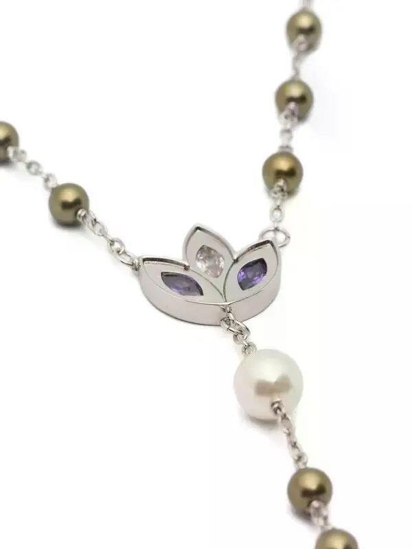 DARKAI Embellished Cross Pendant Necklace