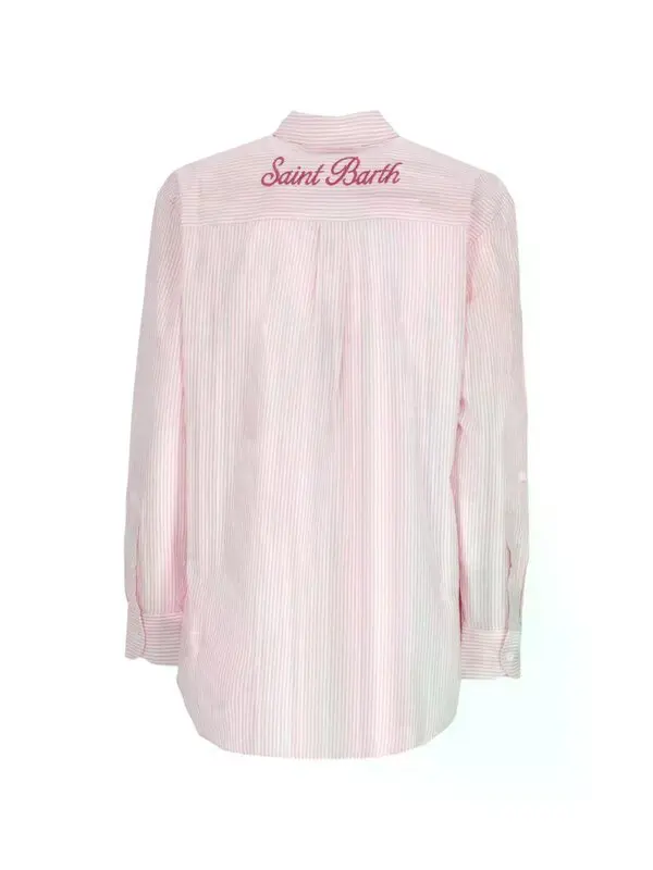 MC2 SAINT BARTH Striped Cotton Shirt