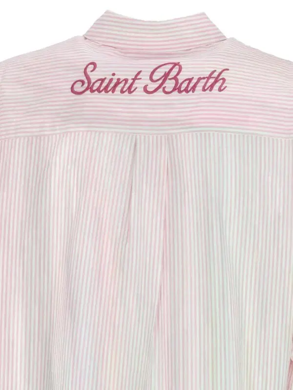MC2 SAINT BARTH Striped Cotton Shirt