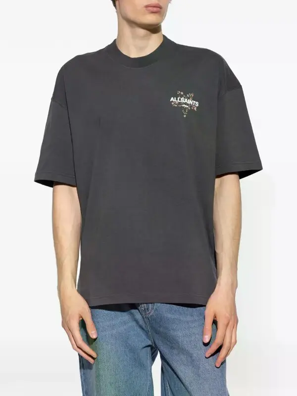 ALLSAINTS Pentacle Floral-logo T-shirt