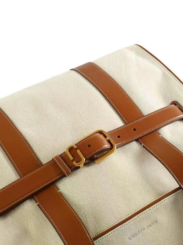 Marc Jacobs Belted Leather Trimmed Tote Bag