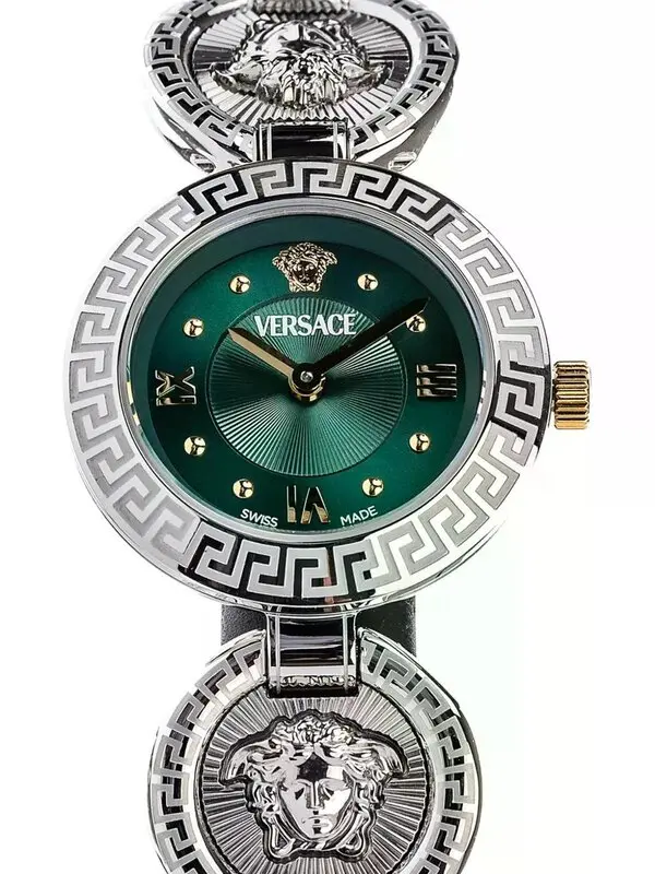 Versace Greca Medusa Watch - Silver