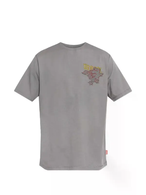 DIESEL® Regular T-shirt With Embroidered Patch