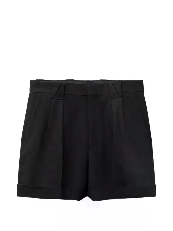 Versace Stretch Wool Tailored Shorts