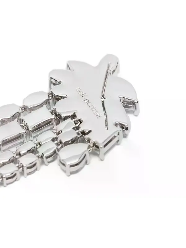 SELF-PORTRAIT Crystal-embellished Drop Earrings