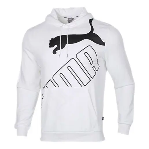 PUMA Hooded Knit Pullover - White
