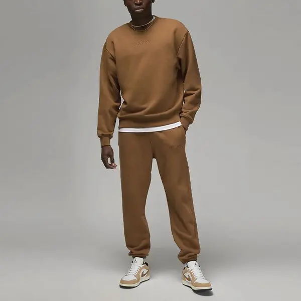 JORDAN Wordmark Fleece Crew Sweat