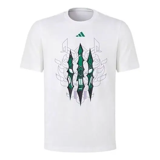 Adidas Damian Lillard Ultimate Warrior T-shirts - White