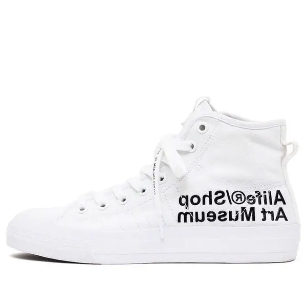 Adidas Alife X Nizza High 'artist Proof' Sneakers - White