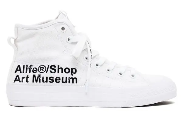 Adidas Alife X Nizza High 'artist Proof' Sneakers - White